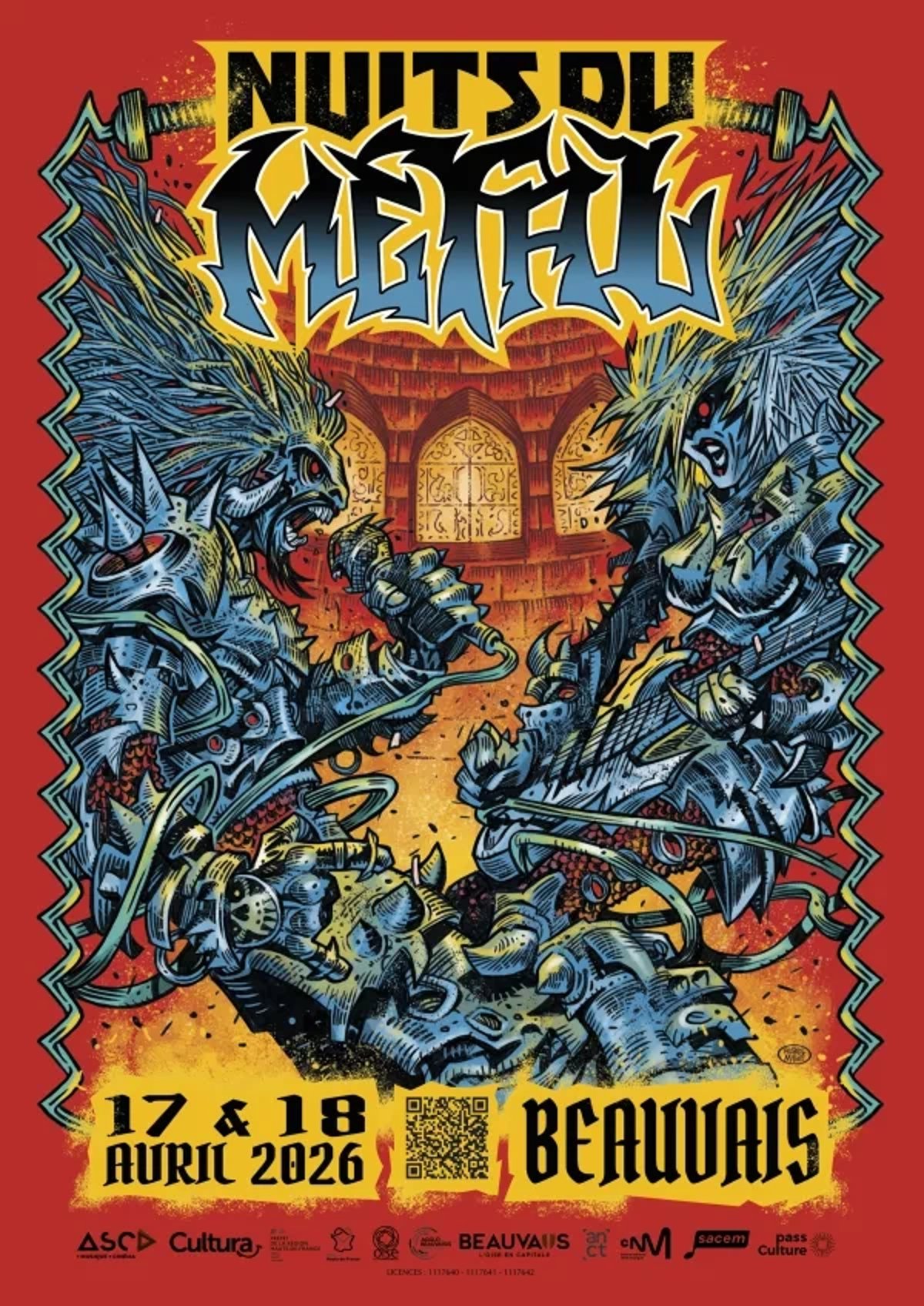 Festival Nuits du Metal 2027 Beauvais programme et billetterie
